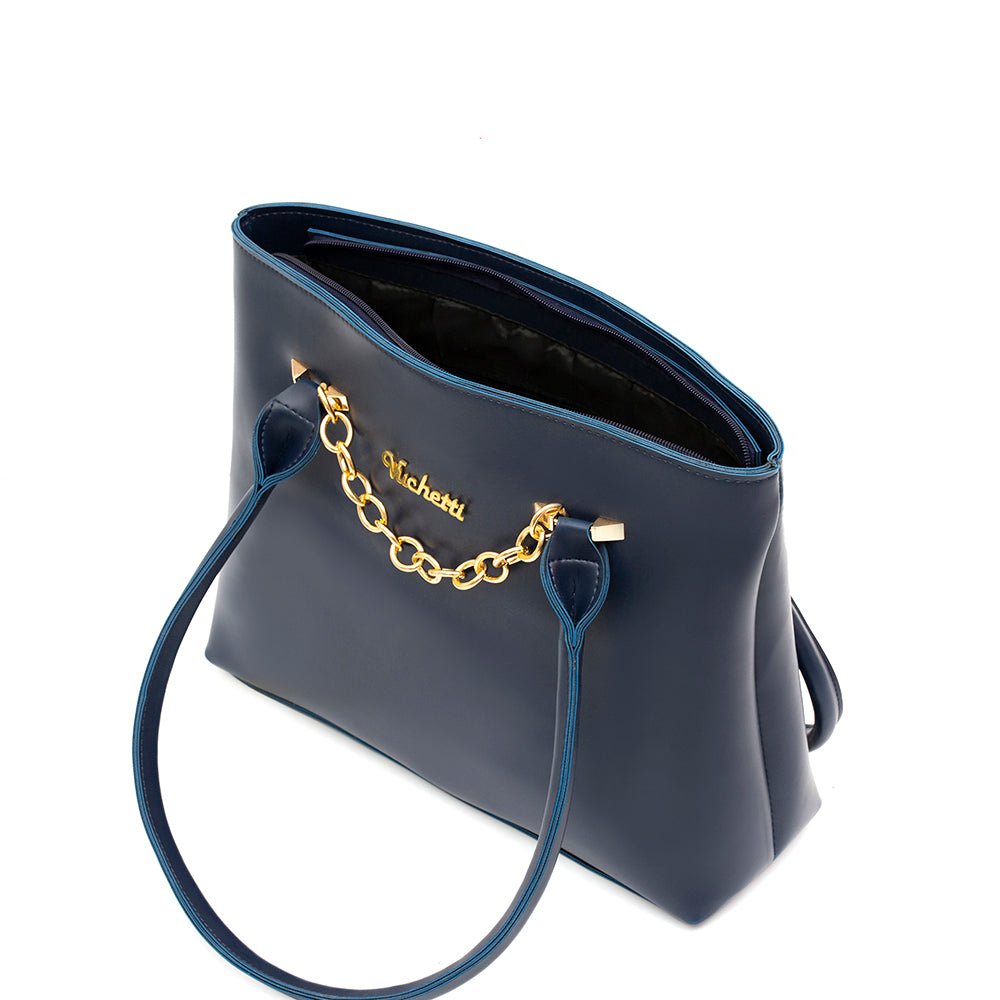 Cloe Blue Handbag – VUCHETTI